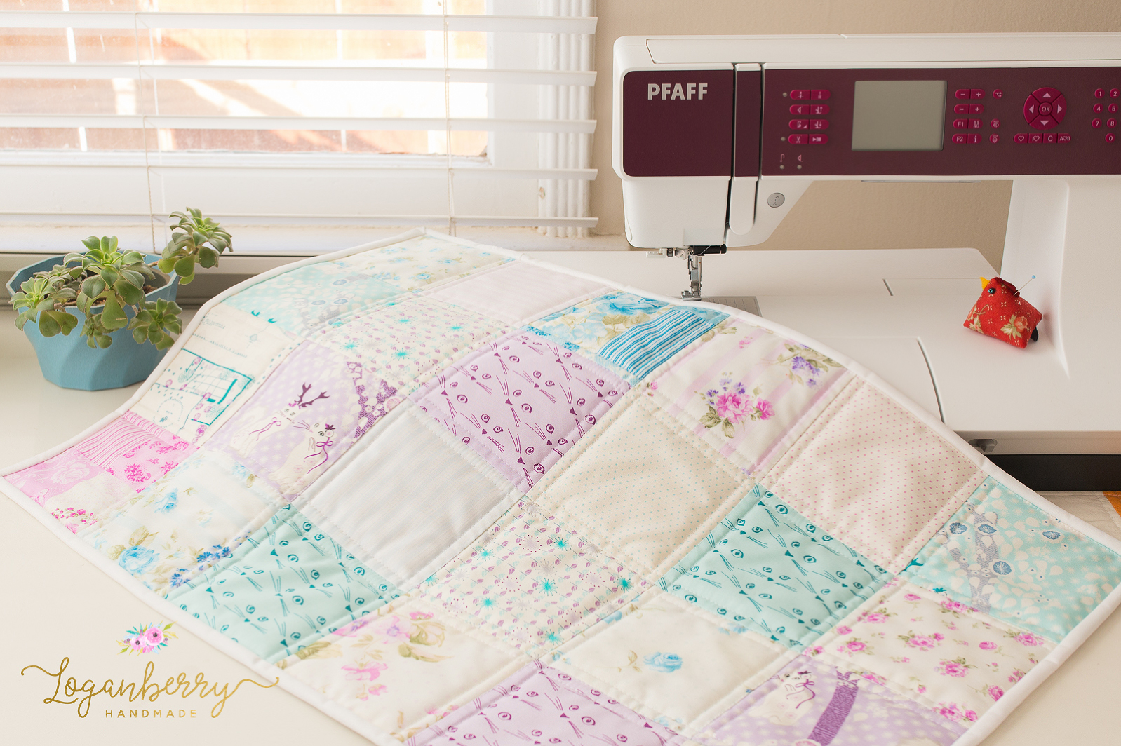 Work Station Mini Quilt » Loganberry Handmade